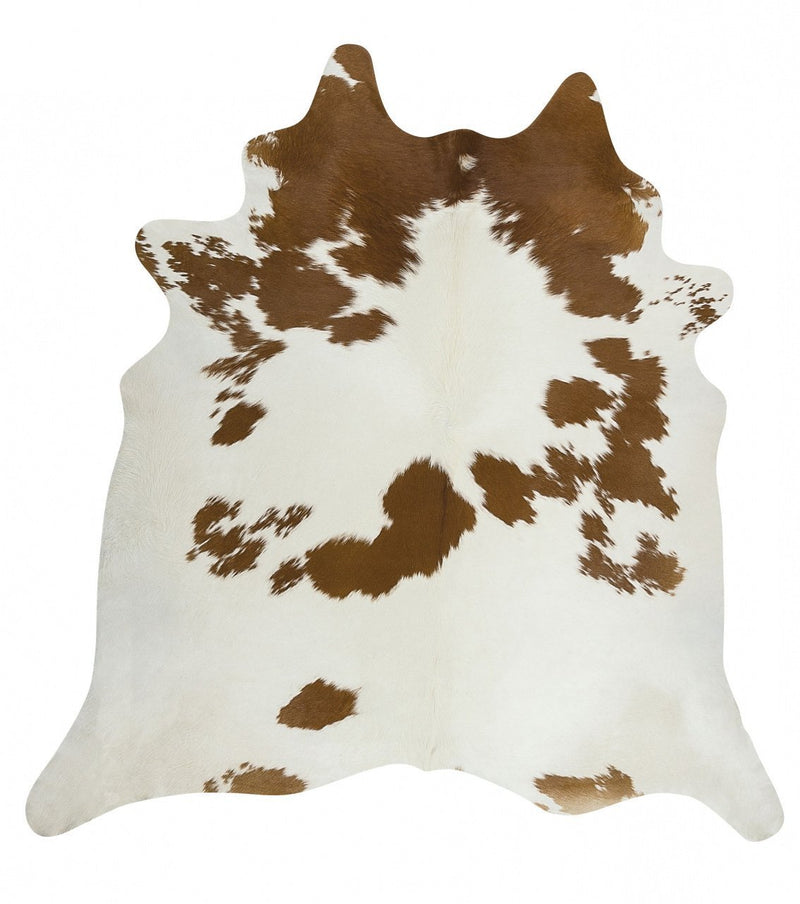 Exquisite Natural Cow Hide Brown White – Cool Rugs